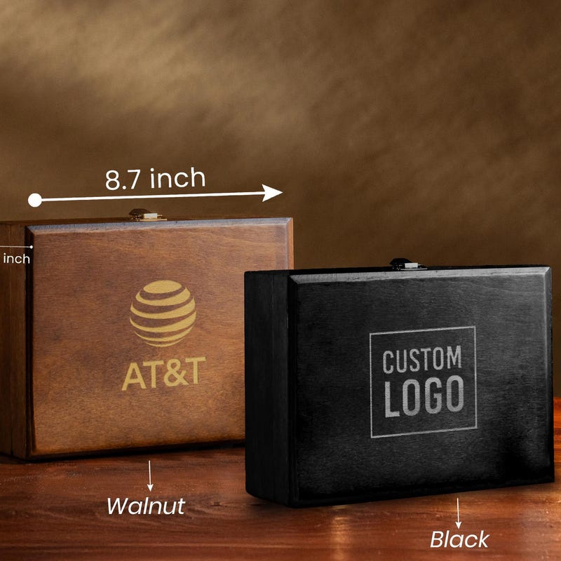 Custom Logo Wooden Boxes - Etsy