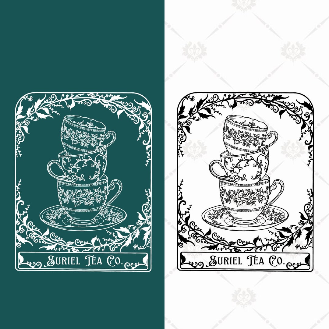 Suriel Tea Co ACOTAR Png Design Bundle , Night Court Design , Acotar ...