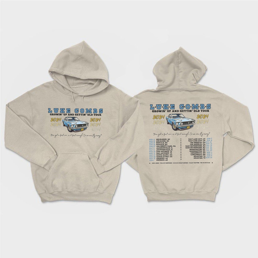 Luke Combs 2024 Tour Shirt Luke Combs Growin Up Tour Shirt Retro