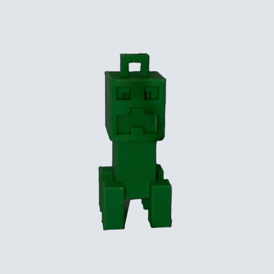 Minecraft Creeper Keychain - Etsy
