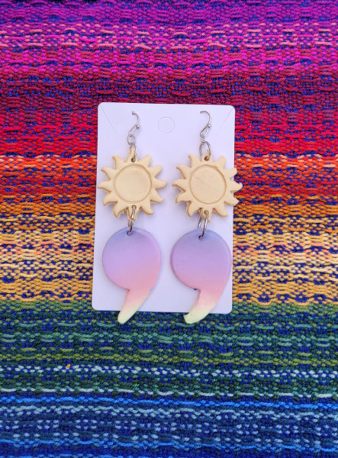 Sunrise Semi-colon Suicide Awareness and Prevention Earrings | Suns ...