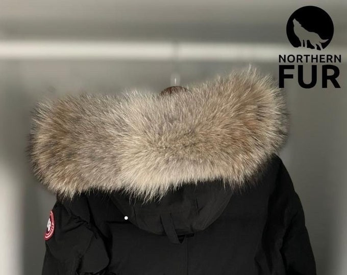 Canada Goose Replacement Coyote Fur Trim, YKK Zipper, 51cm - Etsy