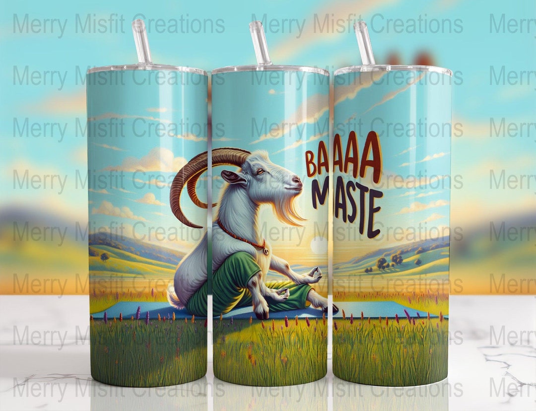 Goat Yoga PNG, Baaa Maste Seamless Sublimation Design, Digital Download ...