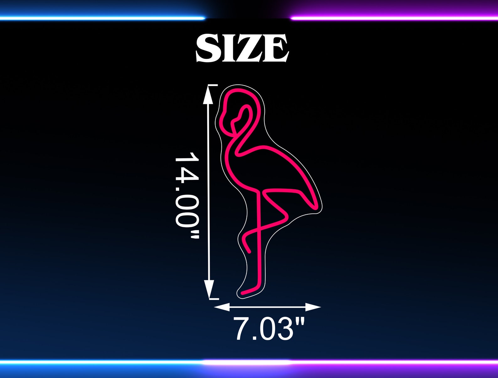 Flamingo Neon Sign Flamingo Neon Light Flamingo Led Sign Bird Wall ...