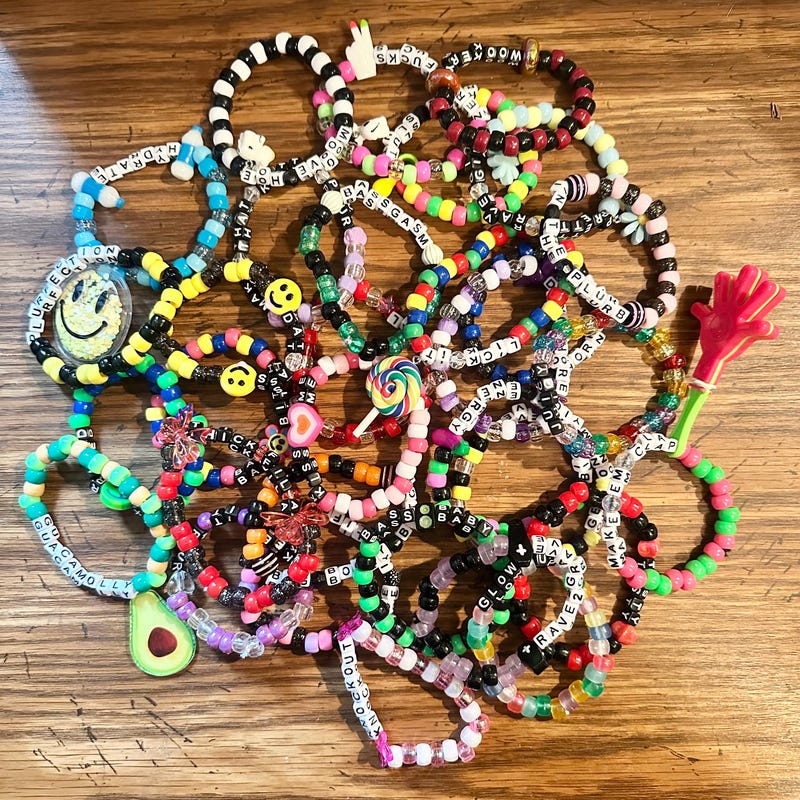 Unique Rave Bracelet - Etsy