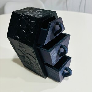 3D Printed Coffin Storage Box - Etsy