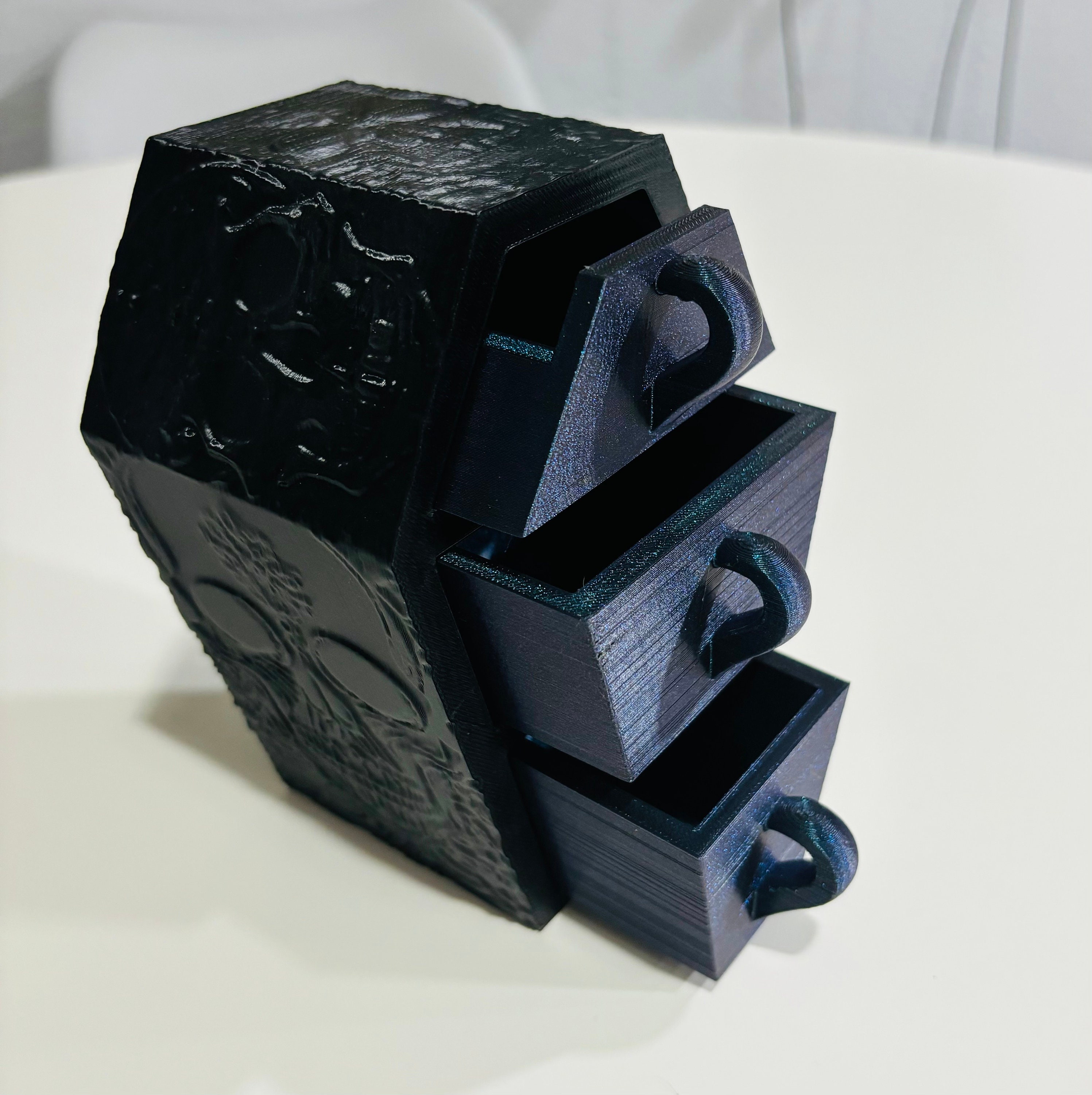 3D Printed Coffin Storage Box - Etsy
