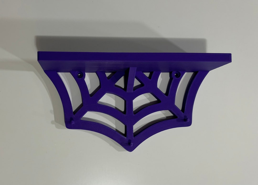 3D Printed Small Spiderweb Shelf - Etsy