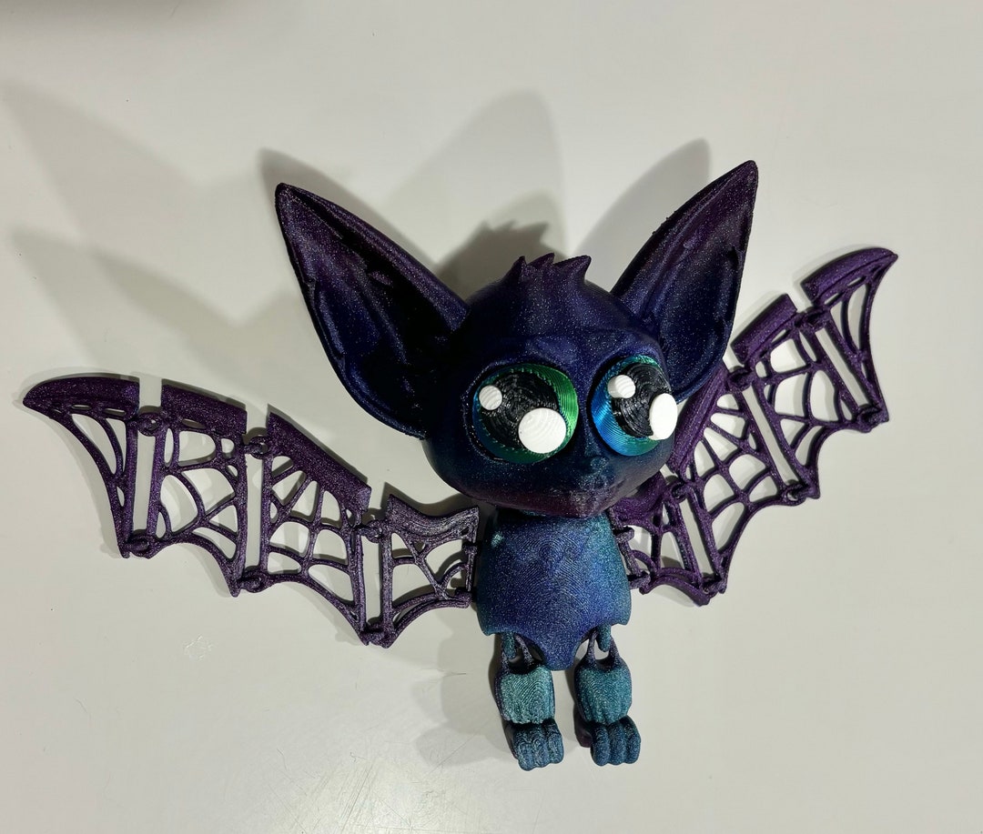 3D Printed Articulated Bat - Etsy