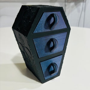 3D Printed Coffin Storage Box - Etsy