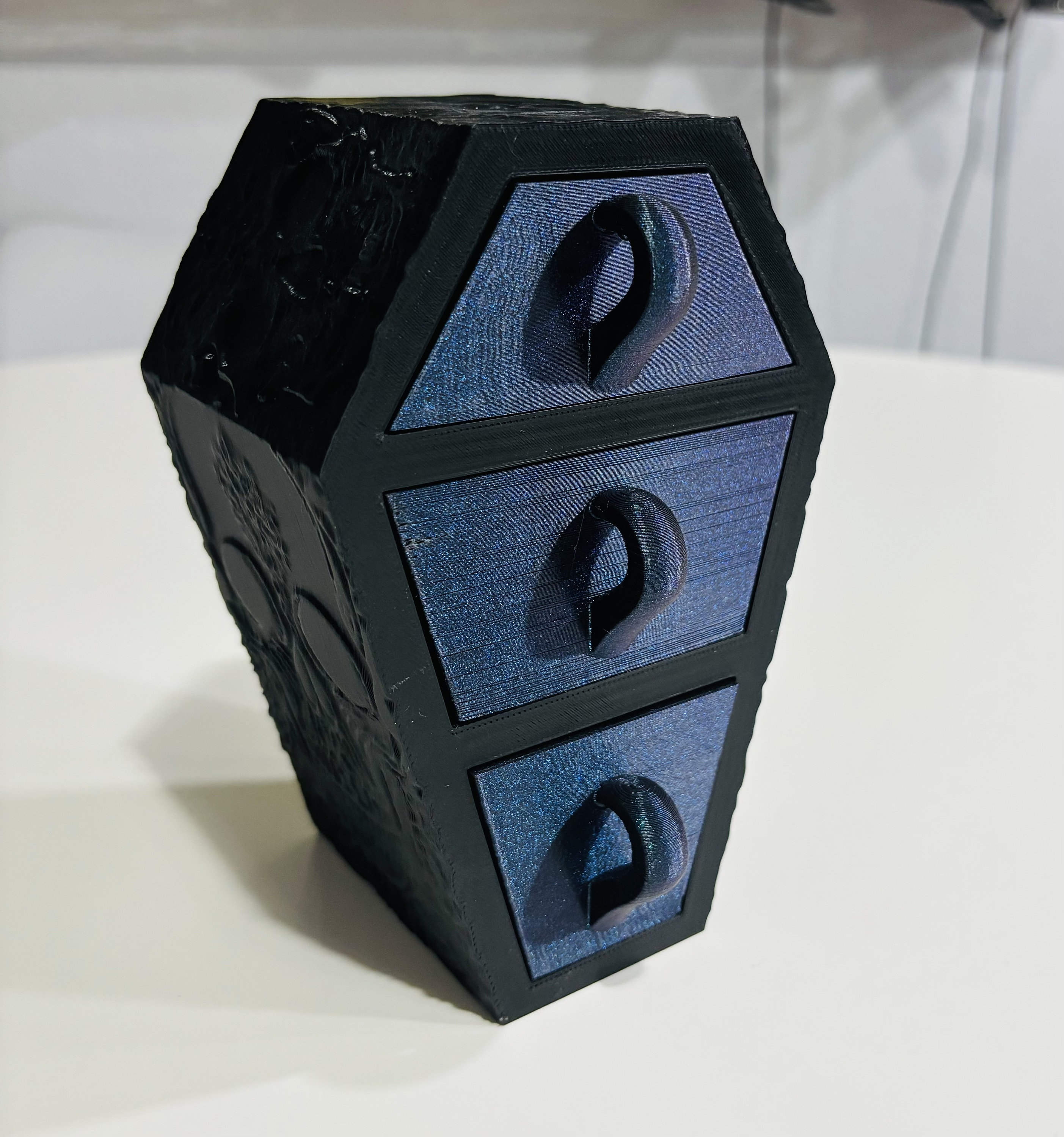 3D Printed Coffin Storage Box - Etsy