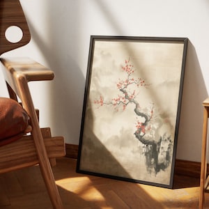 Korean Nature Painting: Oriental Mountain River Art Print - Etsy