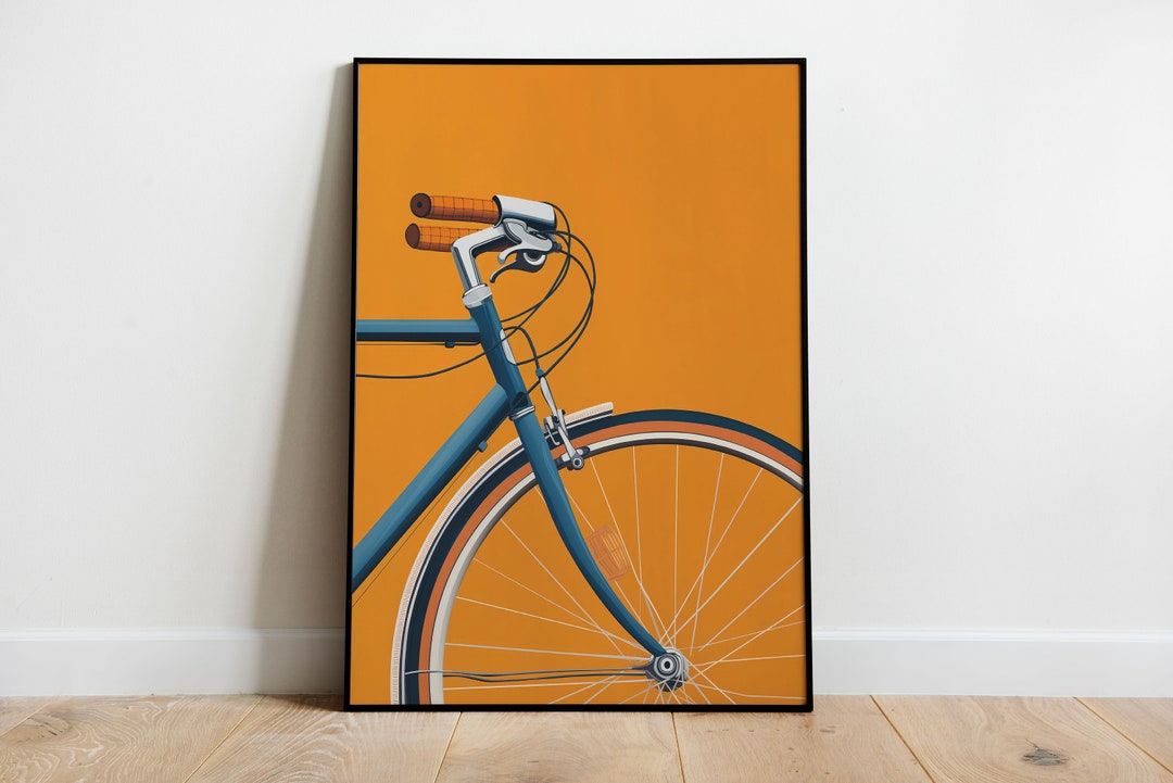 Bicycle Wall Art, Home Décor, Bicycles Fans Poster, Minimalist Print ...
