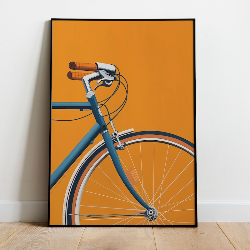 Bicycle Poster Art - Etsy