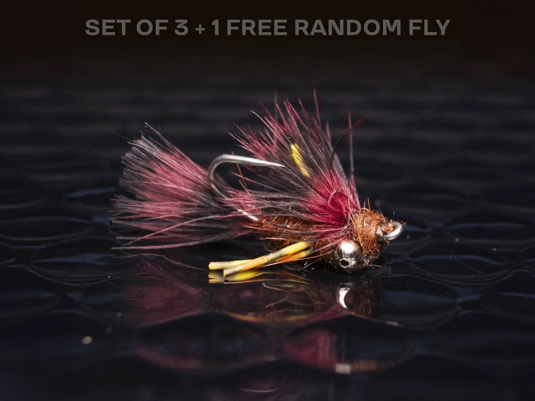 3 Rio Getters + 1 FREE Random Fly — Rio Grande Cichlid, Carp and Pan ...