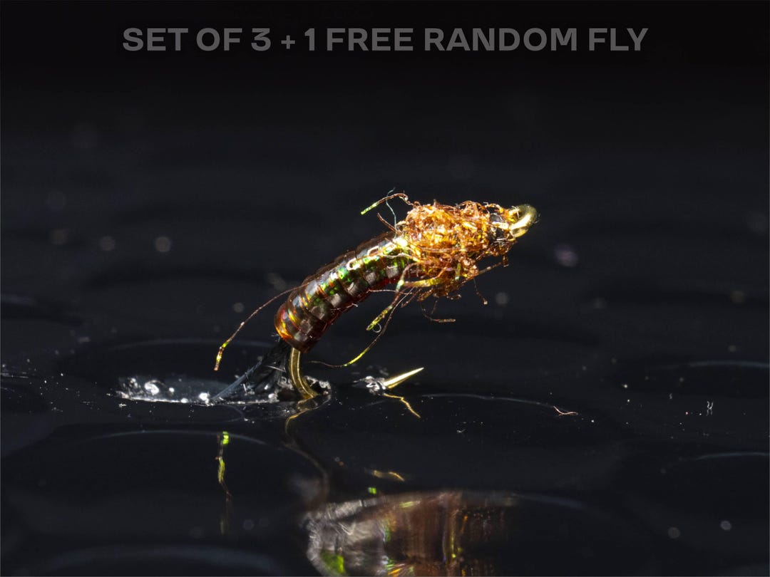 3 Landon Larva + 1 FREE Random Fly — Handcrafted and Perfect for ...