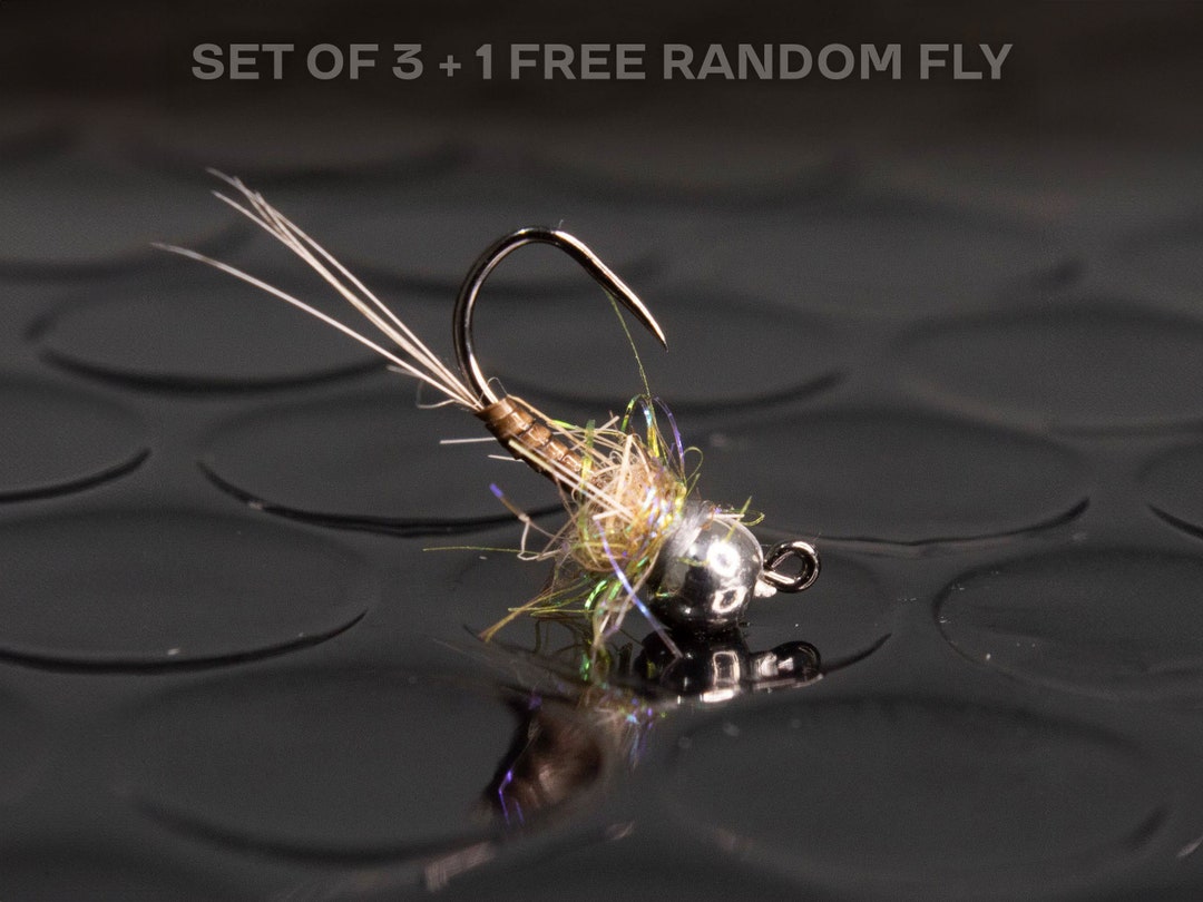 3 Euro Flies + 1 FREE Random Fly — Tungsten Euro Nymphing Flies Perfect ...