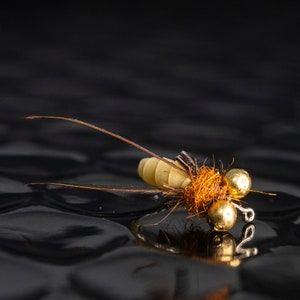 3 Caddis Pupas Flies 1 FREE Random Fly Larvae for Fly Fishing - Etsy