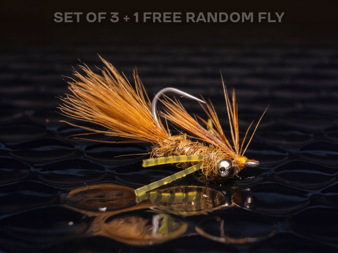 3 Rio Getters + 1 FREE Random Fly — Rio Grande Cichlid, Carp and Pan ...