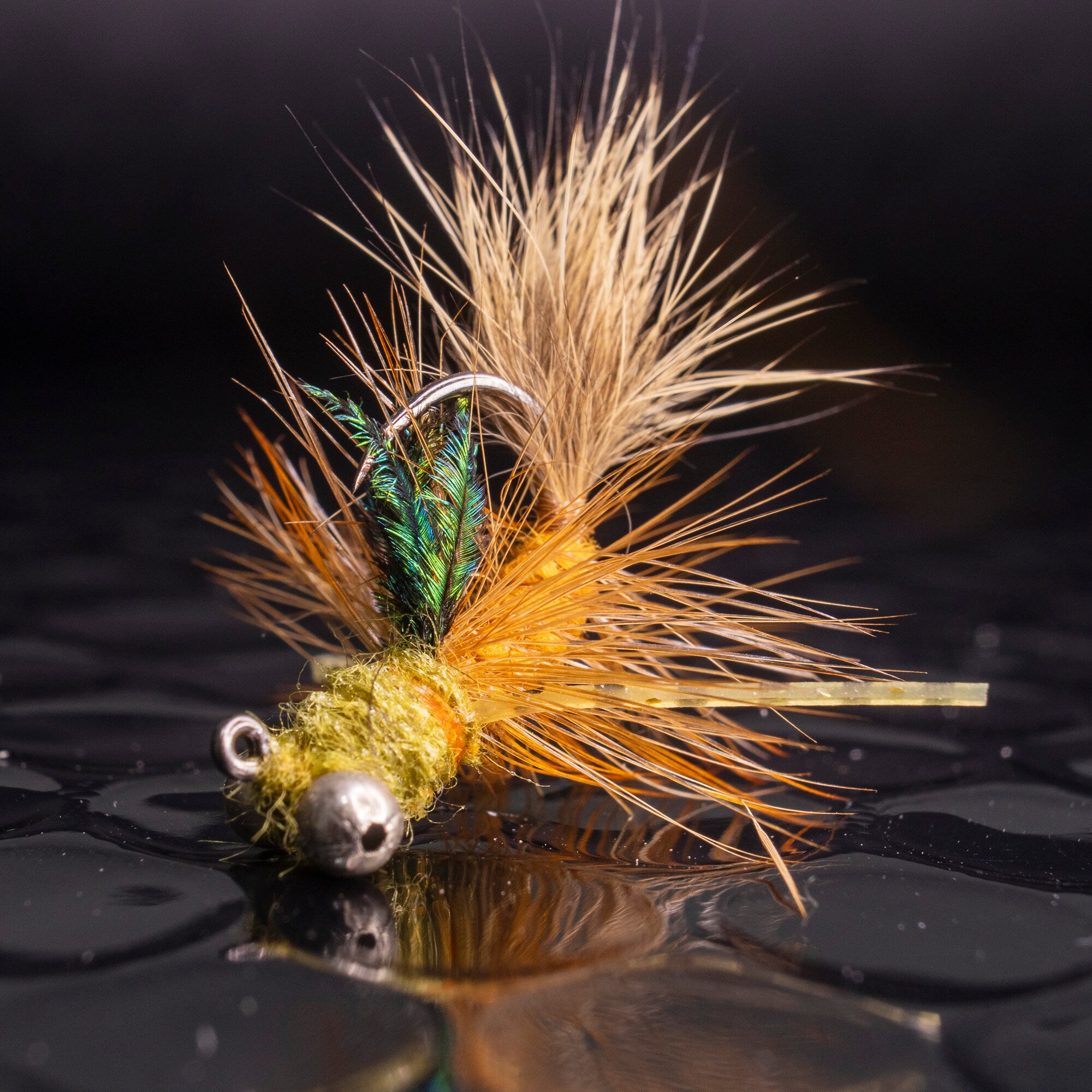 3 Carp Flies 1 FREE Random Fly Headstand Carp Jig Patterns for Fly ...