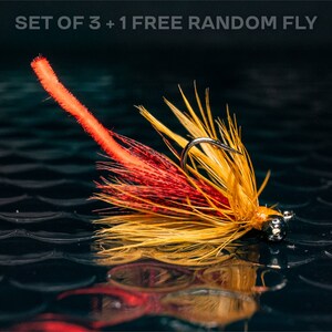 3 Hybrid Trouser Worm Carp Flies + 1 FREE Random Fly — Bottom Crawler ...