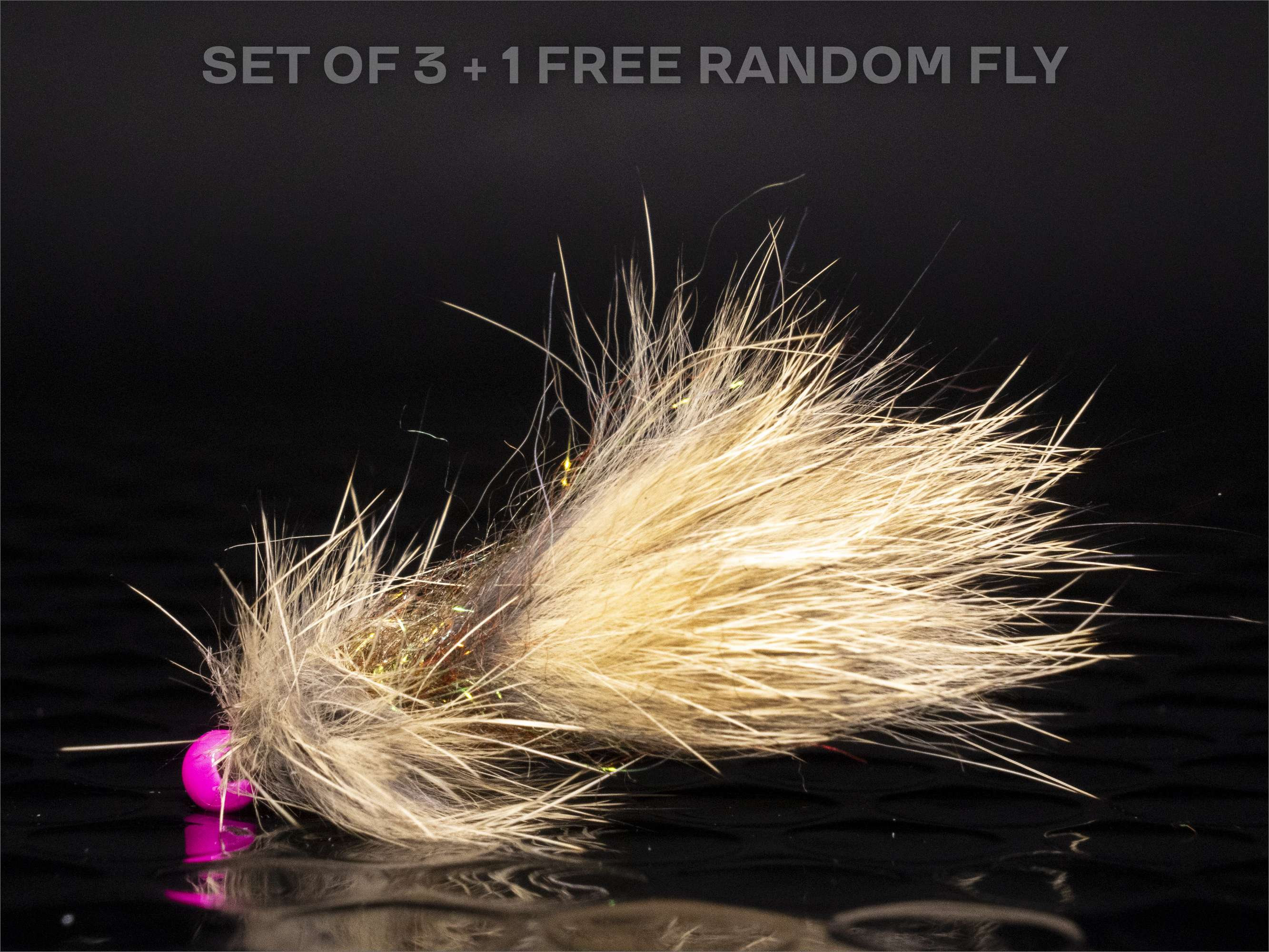 3 Leech Streamer + 1 FREE Random Fly — Tungsten Euro Streamer for Fly ...