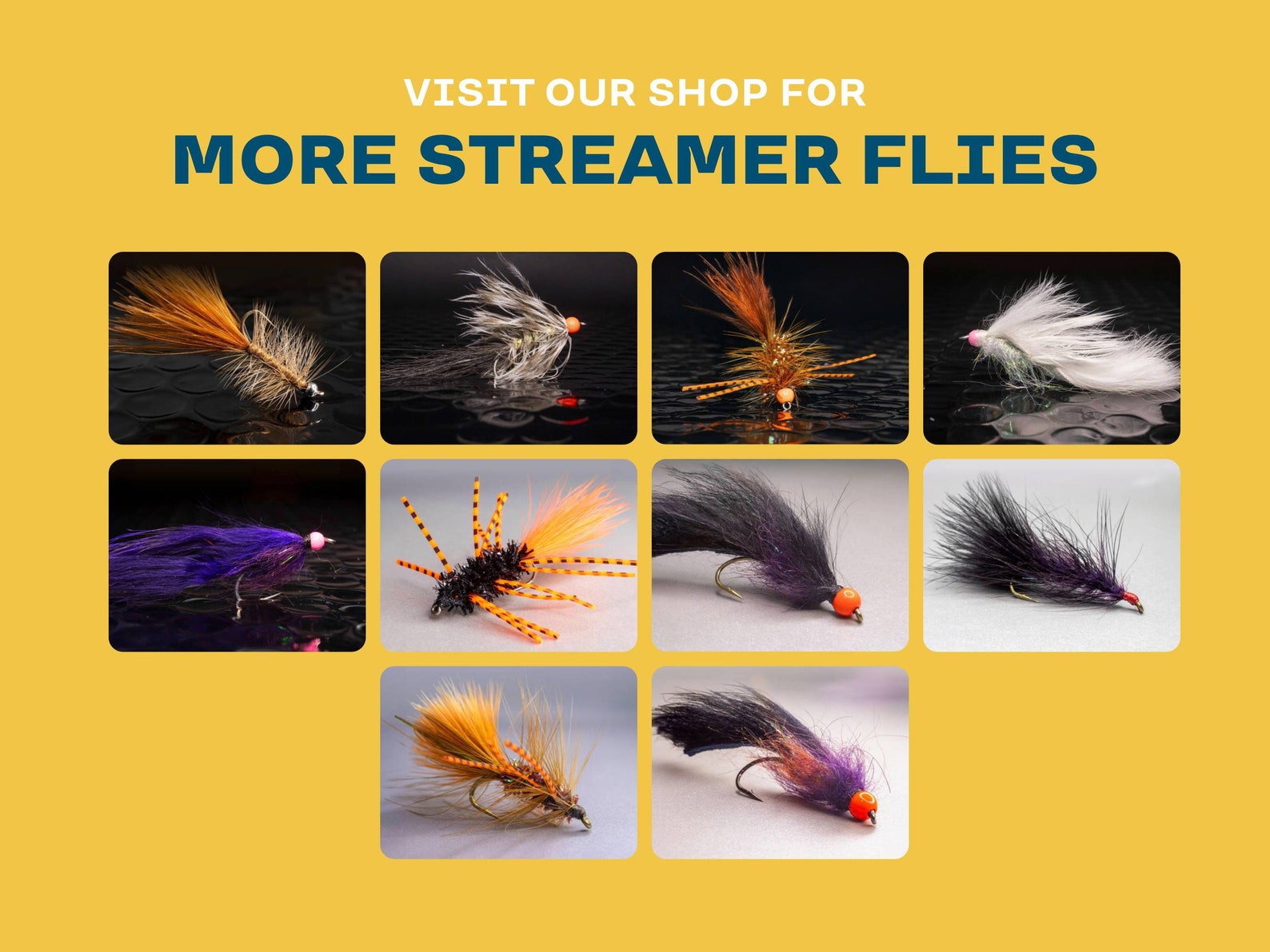 3 Leech Streamer + 1 FREE Random Fly — Tungsten Euro Streamer for Fly ...