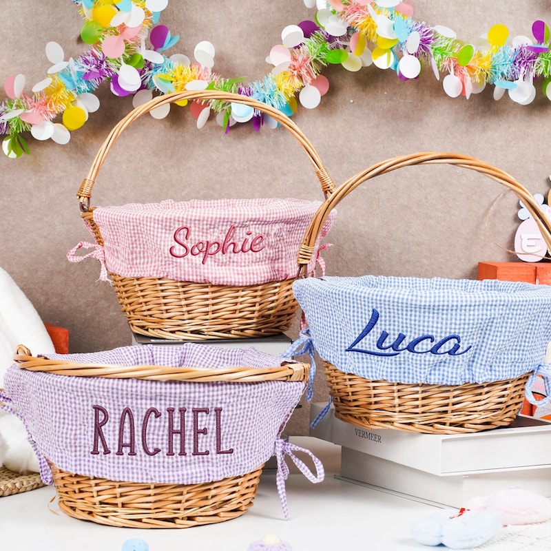Personalized Easter Baskets - Etsy