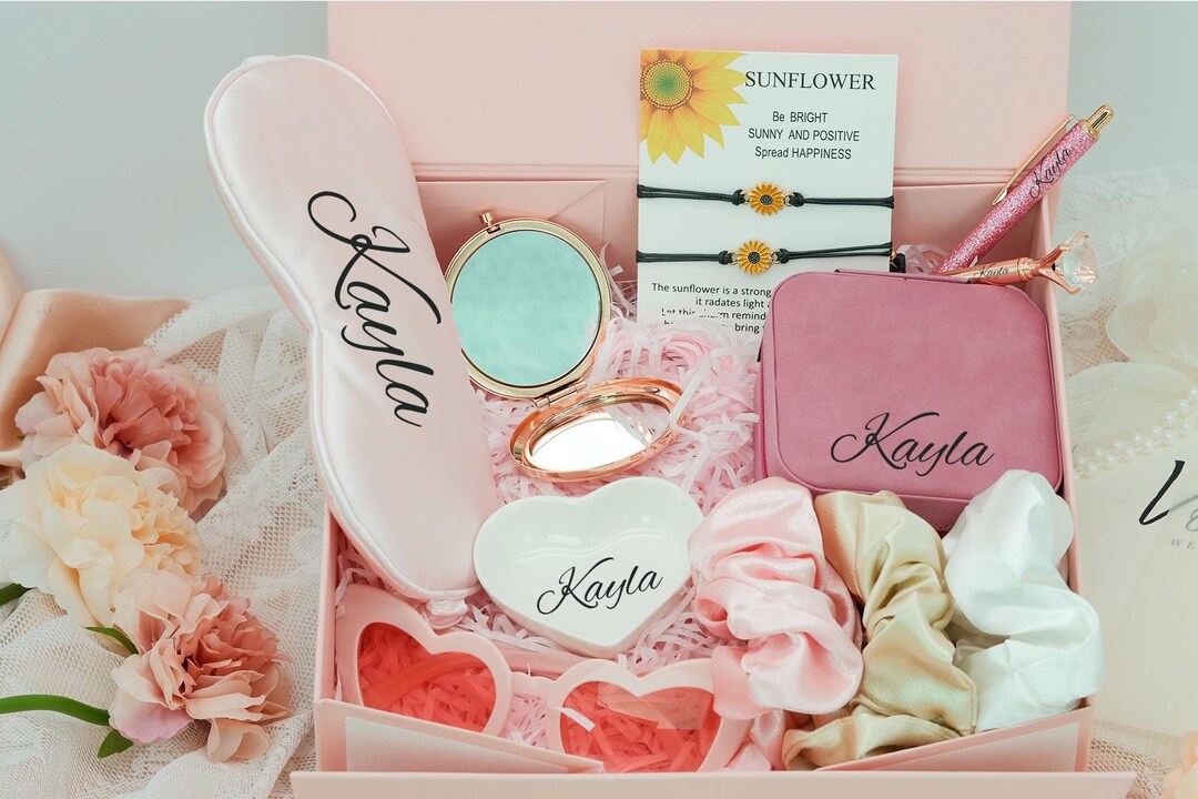 Personalized Bridesmaid Gift Box Set,bridal Shower Gift Favor，bridal ...