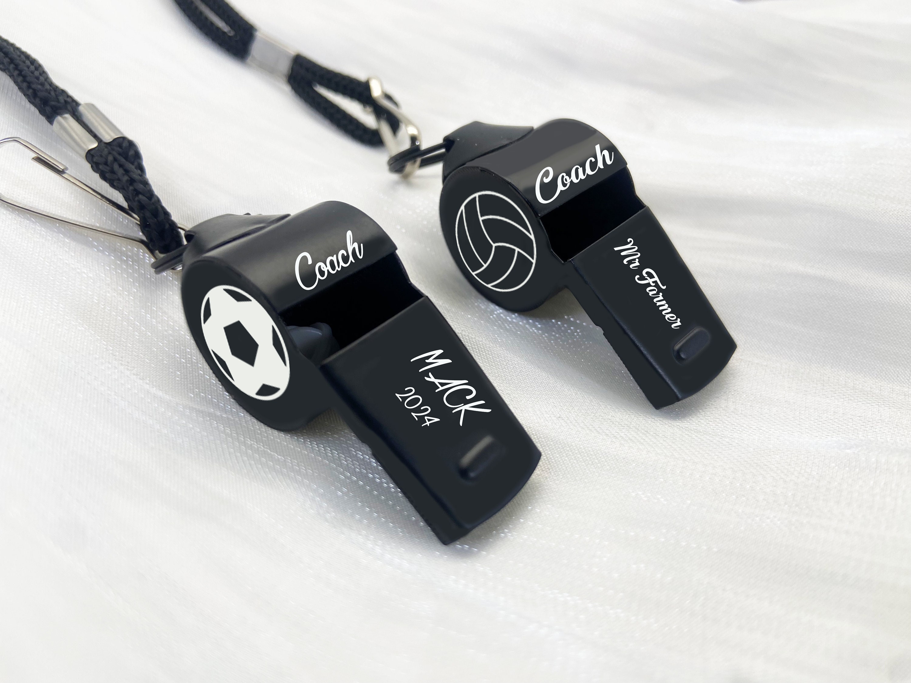 Personalized Whistle Necklace Custom Coach Whistle Personalized Outdoor ...