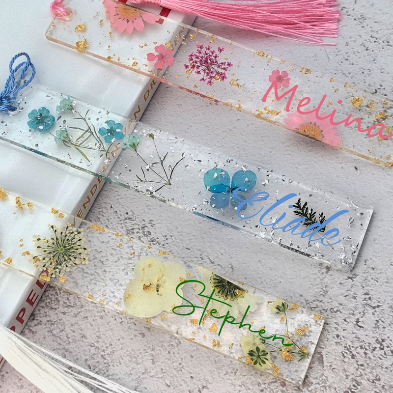 Flower Bookmark - Etsy