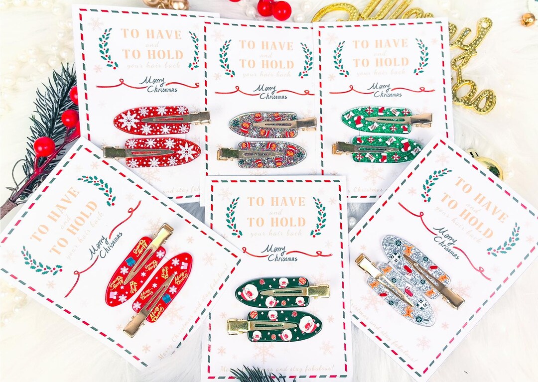 Festive Christmas Hair Accessories Set,santa, Reindeer, and Snowman ...