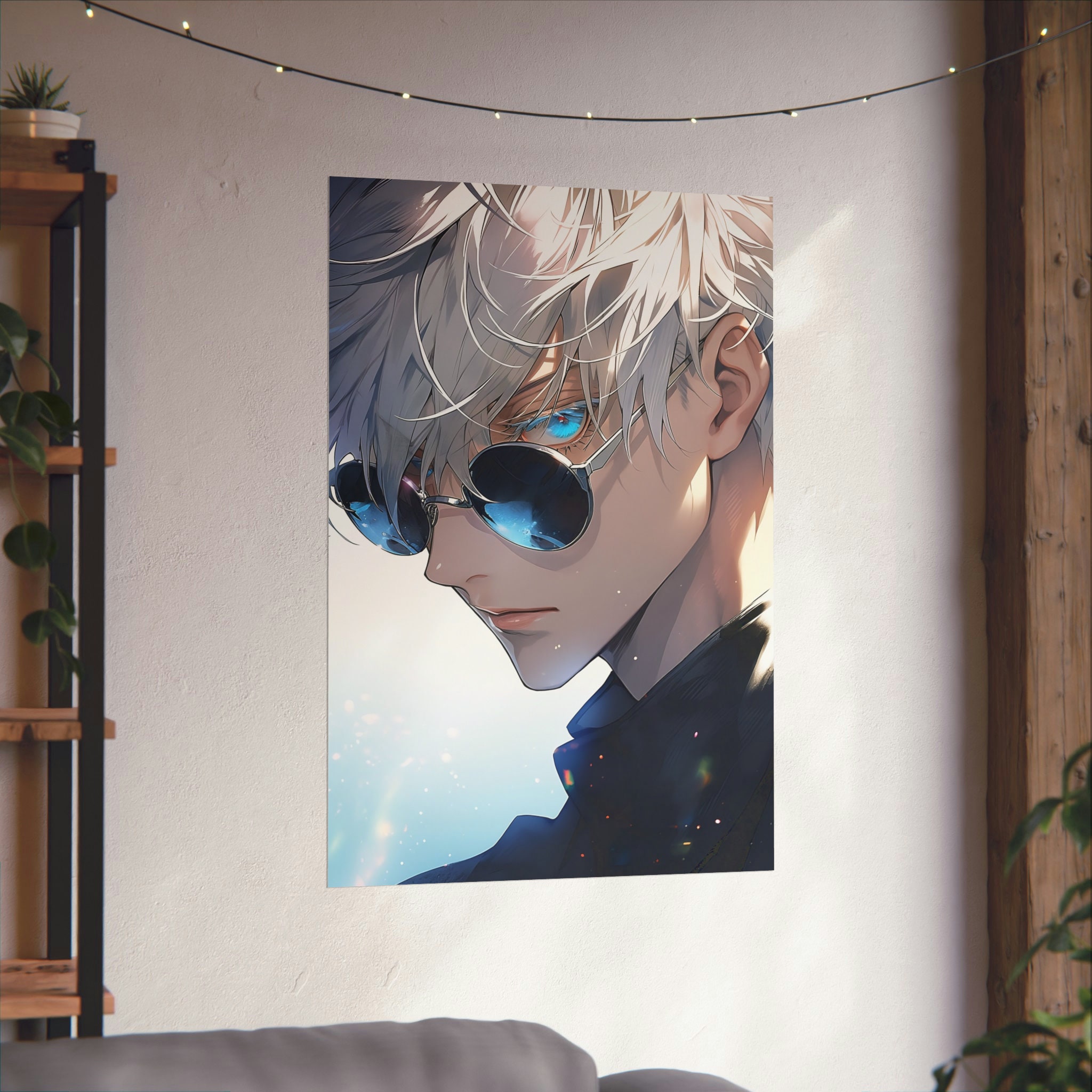 Gojo Satoru Print, Gojo PNG, Gojo Satoru Art, Gojo Satoru PNG, Jujutsu ...