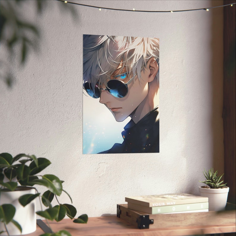 Gojo Satoru Print, Gojo PNG, Gojo Satoru Art, Gojo Satoru PNG, Jujutsu ...