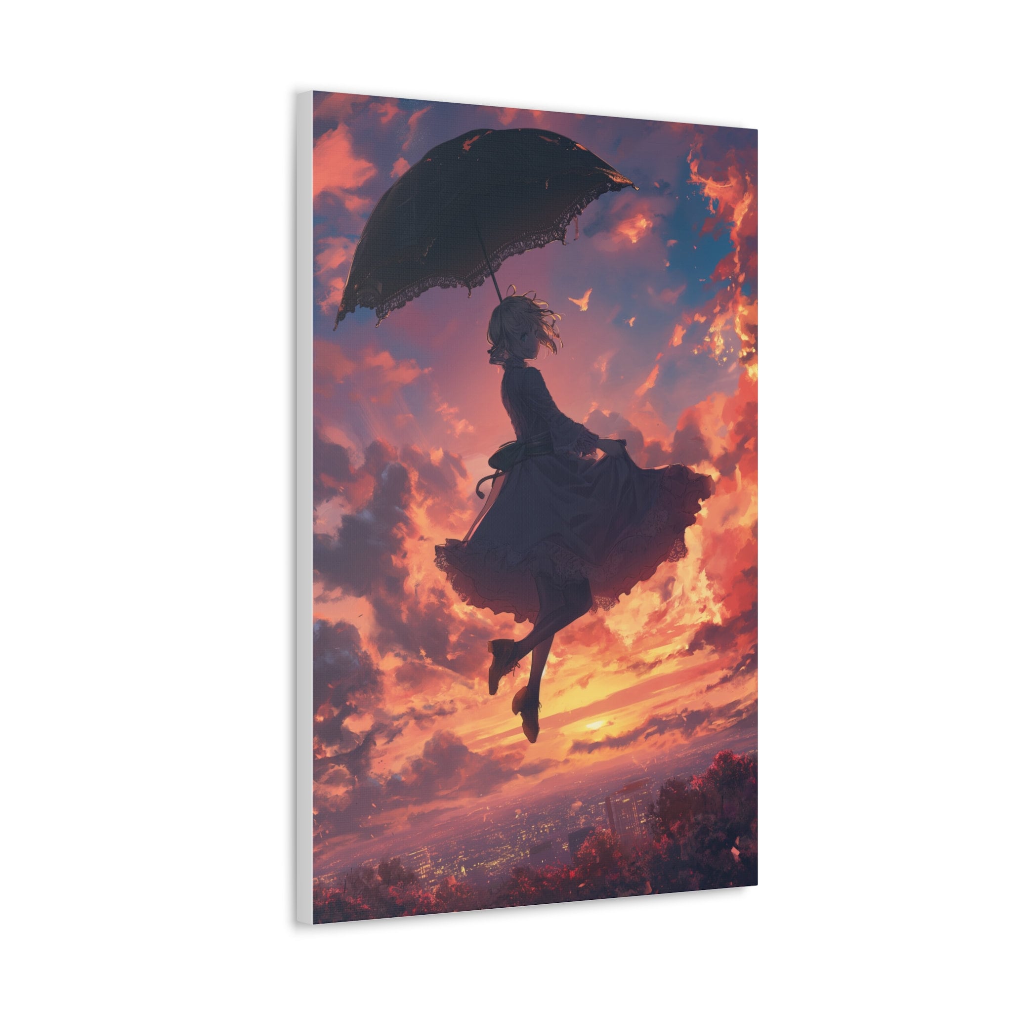 Anime Girl Poster, Serene Japanese Artwork, Anime Gift for Friend ...