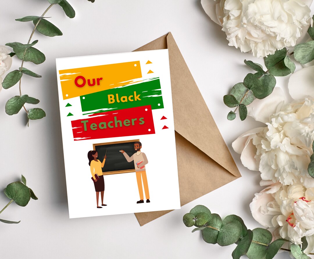 Black Teachers African American Black Lives Matter Celebration Black ...