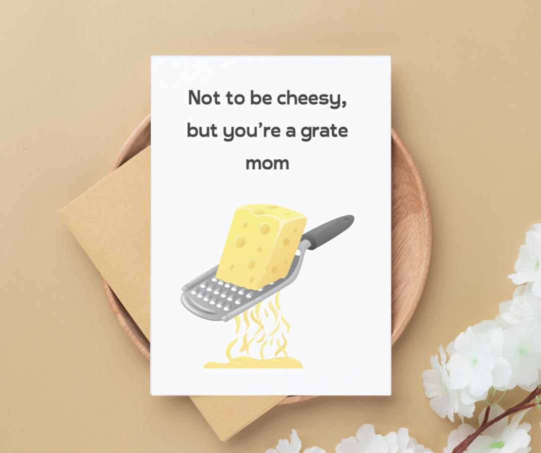 Cheesy & Funny Mother's Day Card for Mom Mother's Day Gifts Mother Day ...