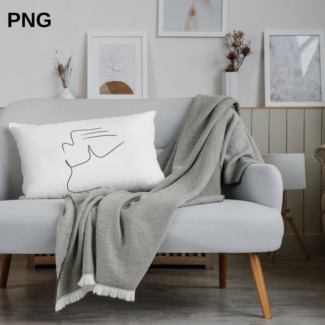 Minimalist Lady Line Art Wall Art Home Decoration, Lady in the Wind ...