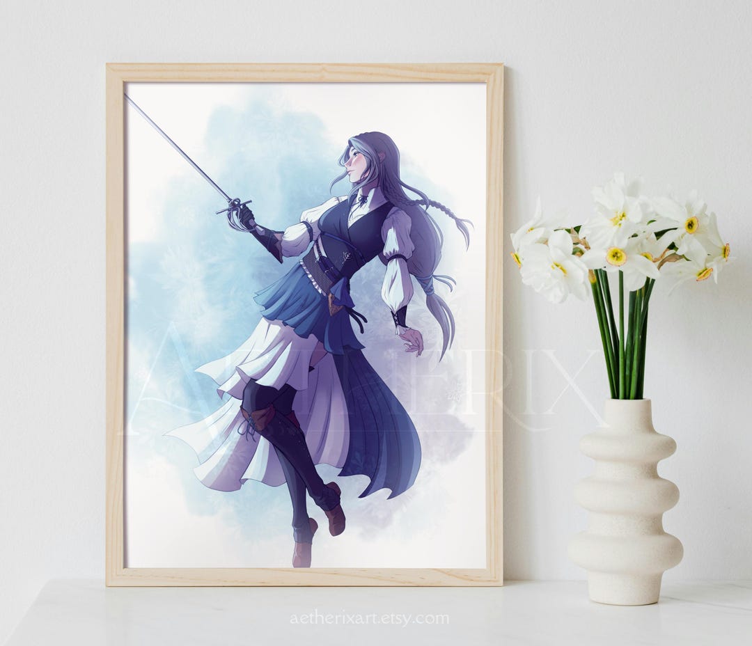 FFXVI Jill Art Print - Fanart Poster Inspired by Final Fantasy XVI - Etsy