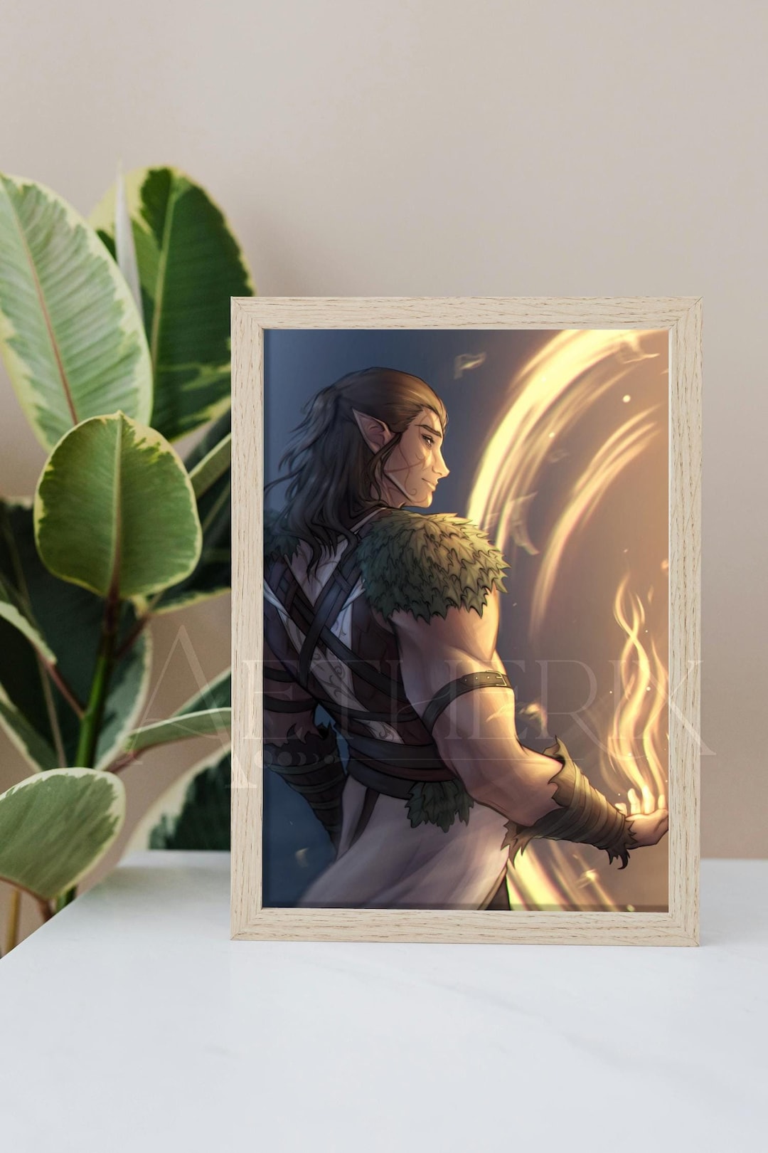 BG3 Halsin Art Print - 12 X 18 Poster - Baldur's Gate 3 Inspired Fan ...