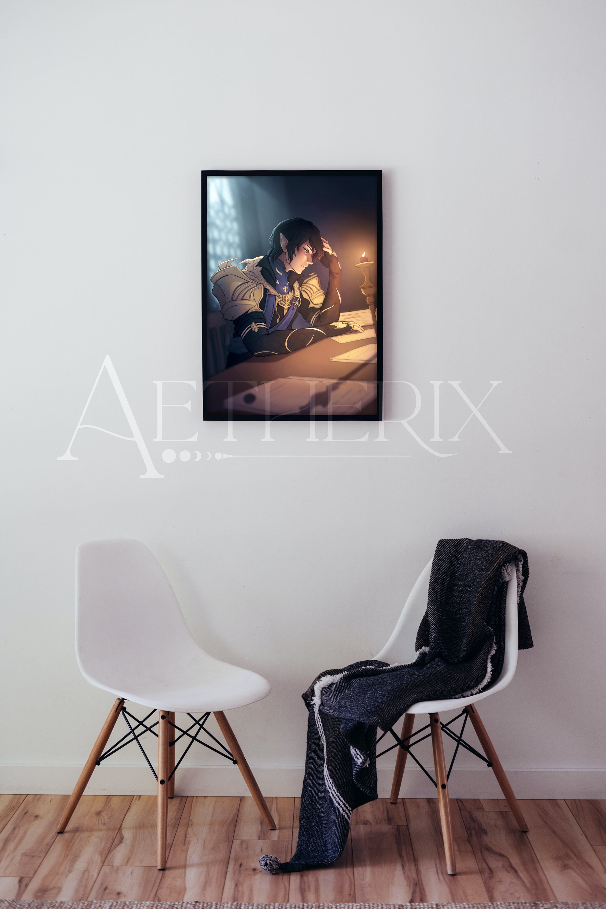 Aymeric Art Print FFXIV Fanart 12 X 18 - Etsy