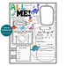 All About Me Dinosaur Themed Kids Printable Activity, Preschool 1st ...