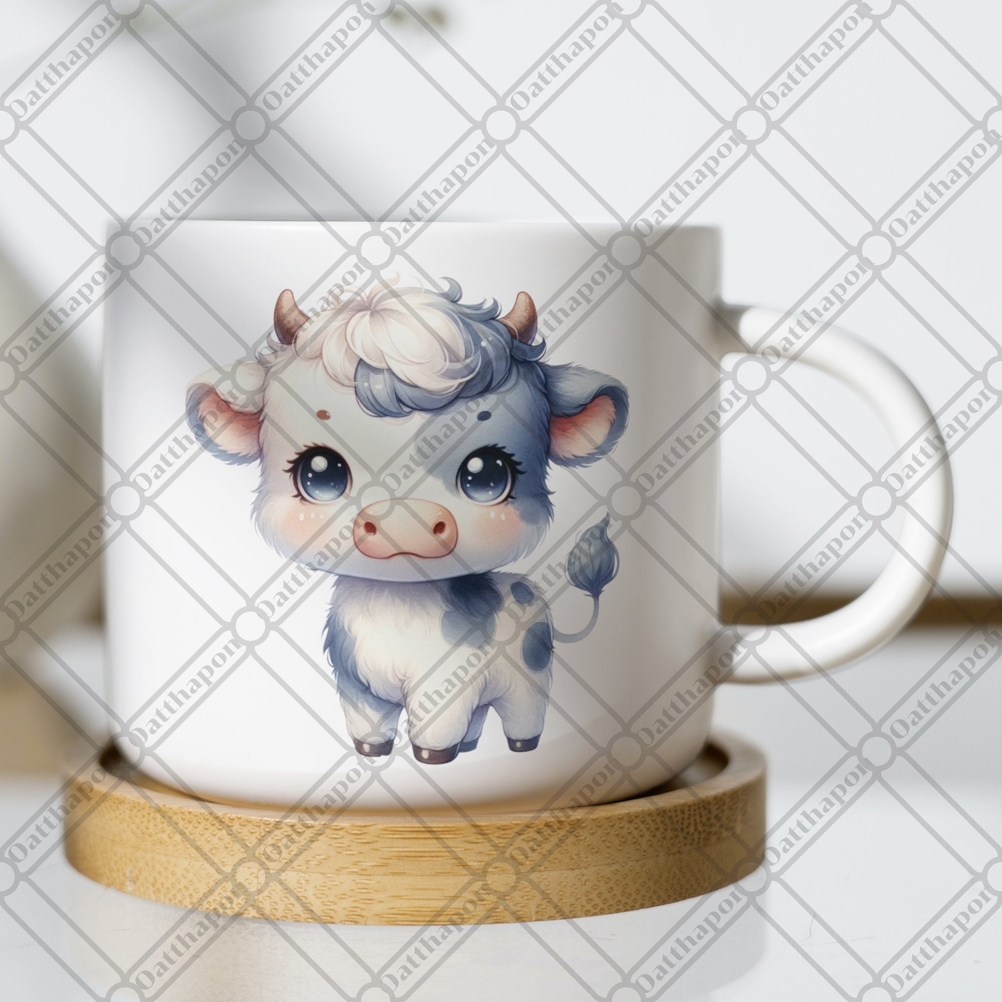 Cute Farm Clipart, Farm Animals Watercolor Digital Clipart, Farm ...