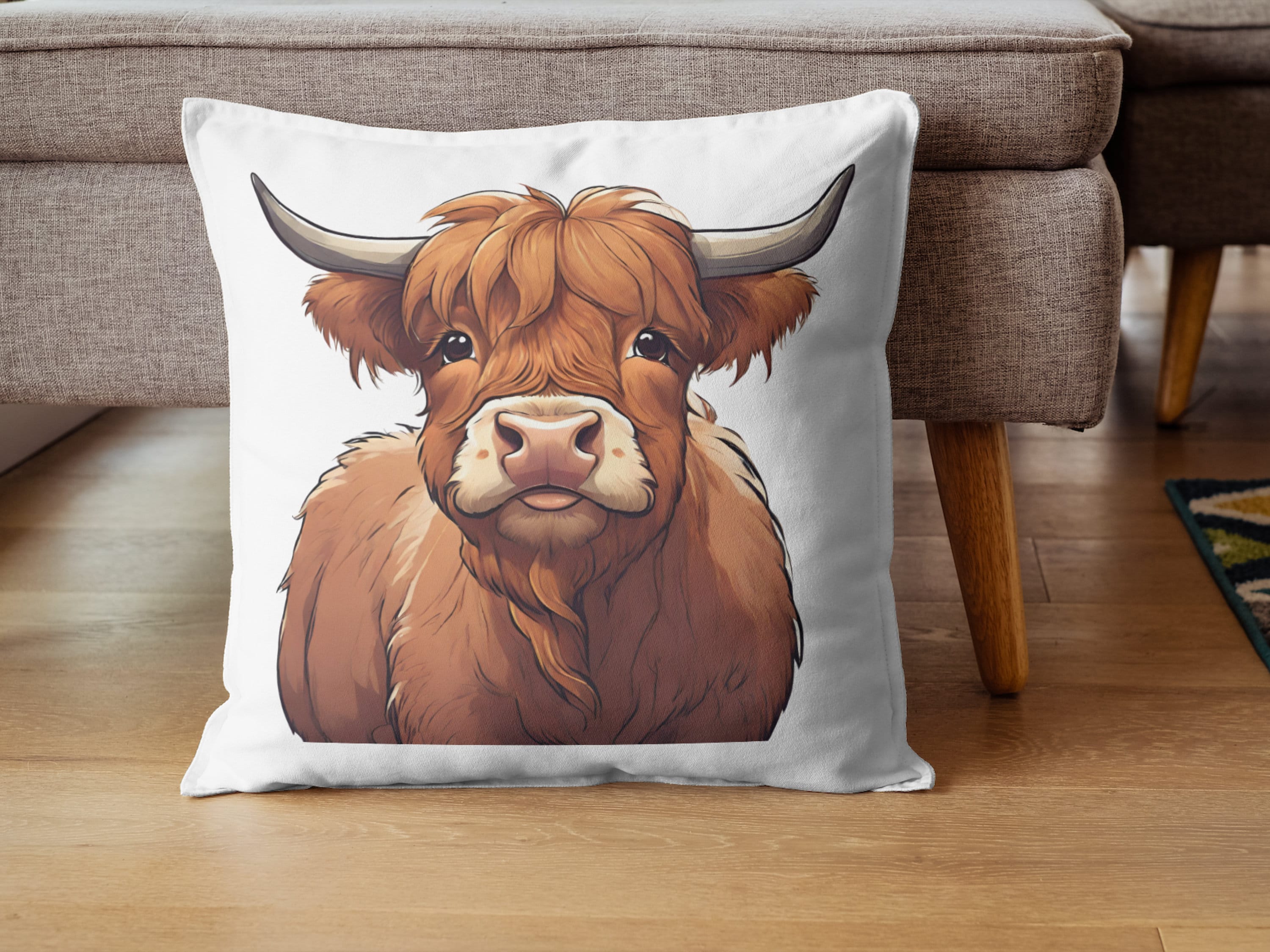 Cute Hairy Coo, Highland Cow Clipart PNG - 20 Pngs, Set A, Instant ...