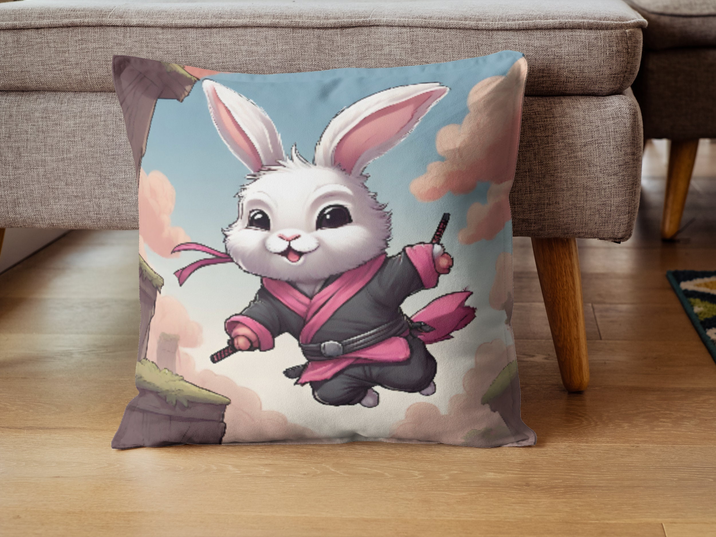 Ninja Bunny Clipart, 20 PNG Clipart Bundle, Instant Download ...