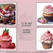 Cute Cupcake Clipart, 20 PNG Clipart Bundle, Cupcake Art, Instant ...