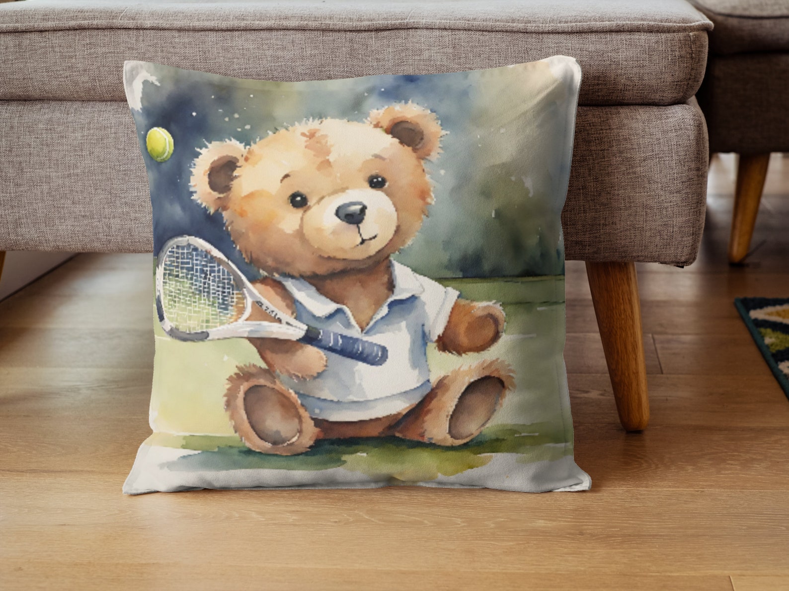 Tennis Teddy Clipart, 20 PNG Clipart Bundle, Instant Download ...
