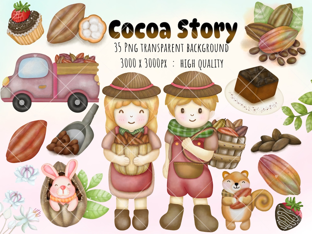 Cocoa Story-illustration the First Customer of the Store Buy 1 Get 2 ...