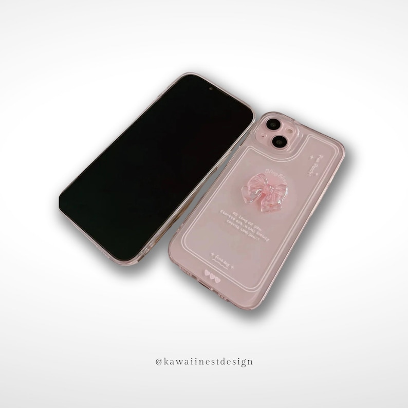 Aesthetic Coquette Pink Phone Case iPhone 15 14 13 12 11 Pro Max X XS ...