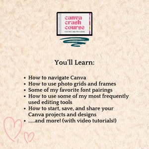 Canva Crash Course - Etsy